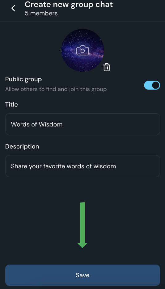 How To Create a Chat